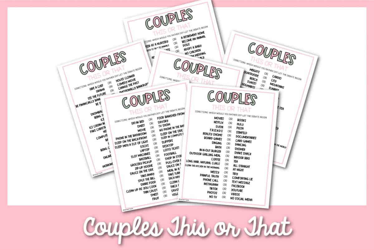 270 Best This or That Questions for Couples