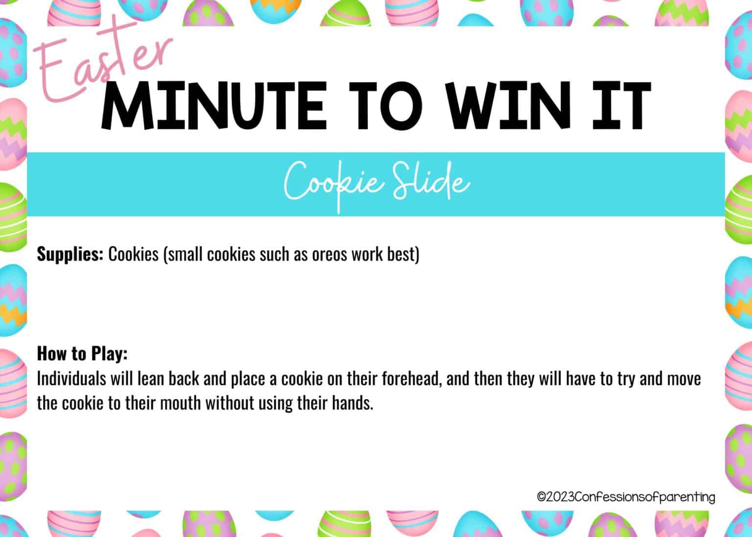 30 Best Easter Minute to Win It Games