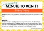 24 Festive Thanksgiving Minute to Win It Games