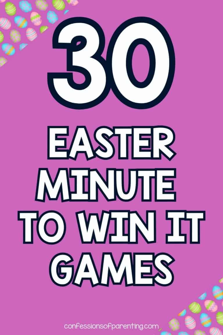30 Best Easter Minute to Win It Games