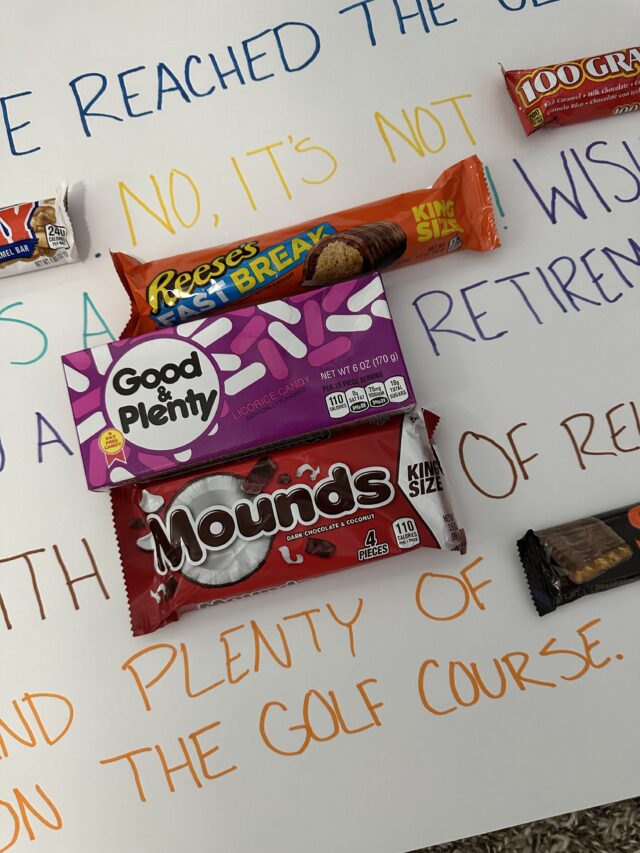 The Best Retirement Candy Poster Ideas