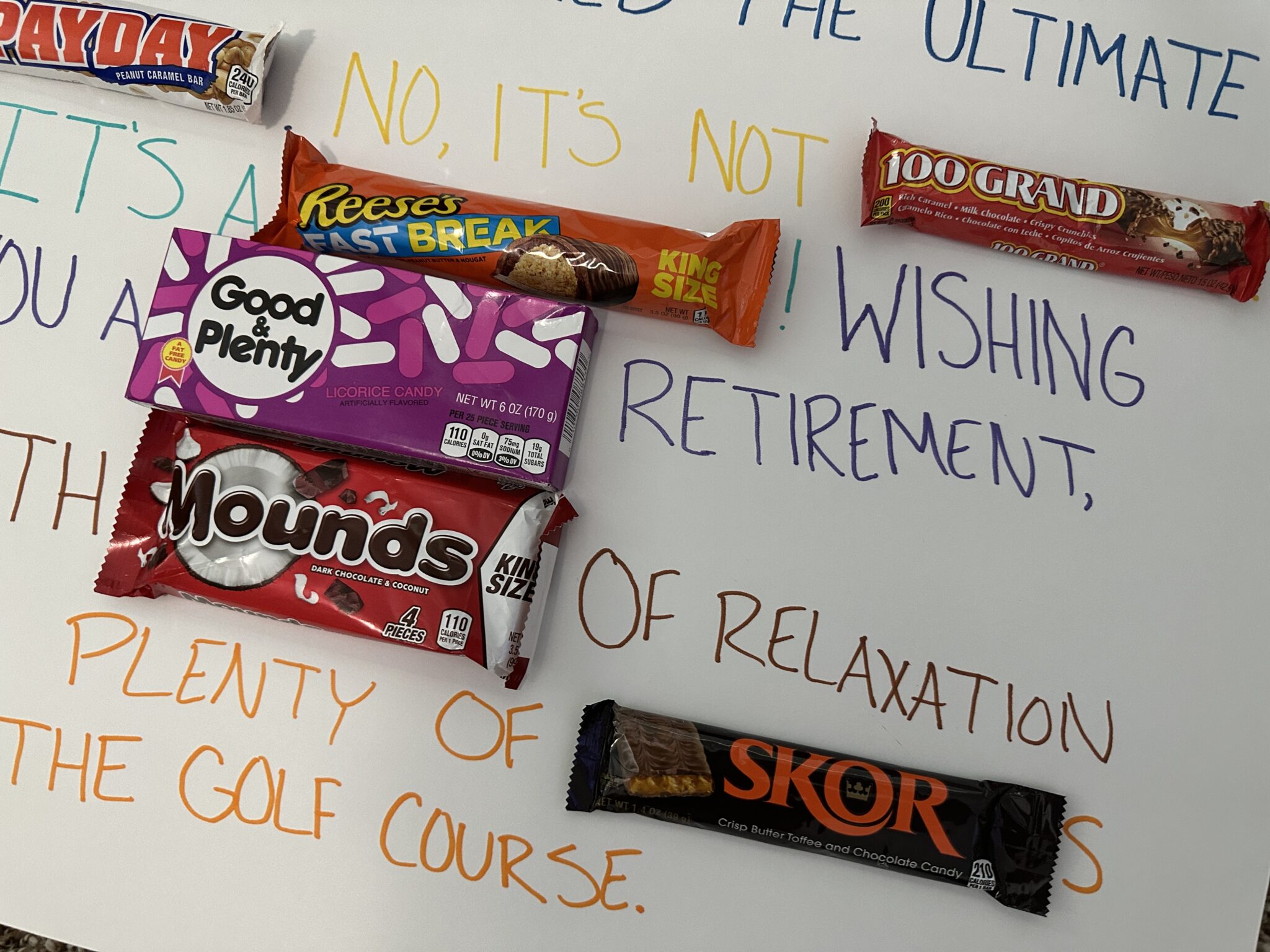 The Best Retirement Candy Poster Ideas