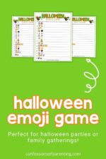 Free Halloween Emoji Game Printable for Kids & Families