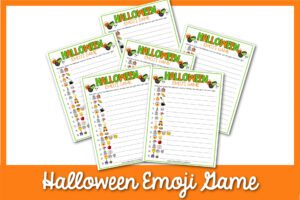 Free Halloween Emoji Game Printable for Kids & Families