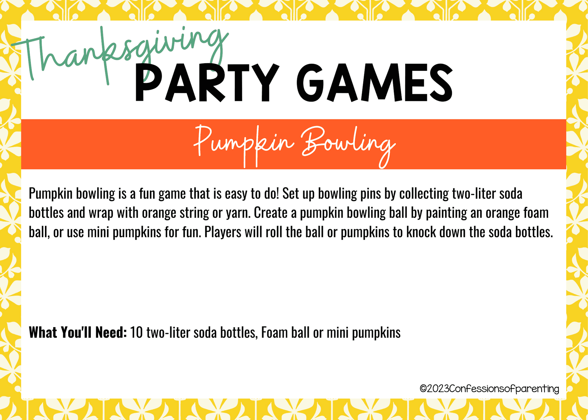 44 Fun and Exciting Thanksgiving Party Games