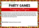 44 Fun and Exciting Thanksgiving Party Games