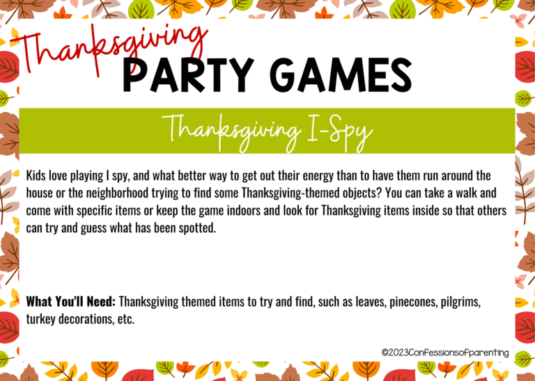 44 Fun and Exciting Thanksgiving Party Games