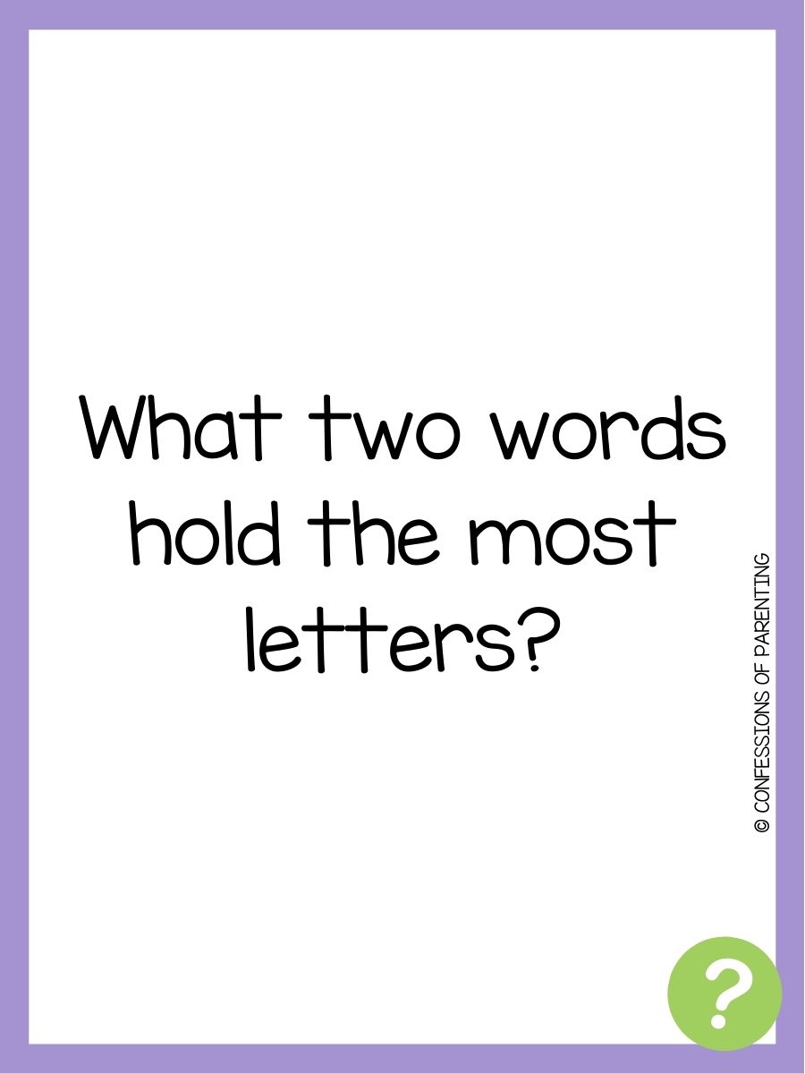 210 Trick Questions For Kids With Answers