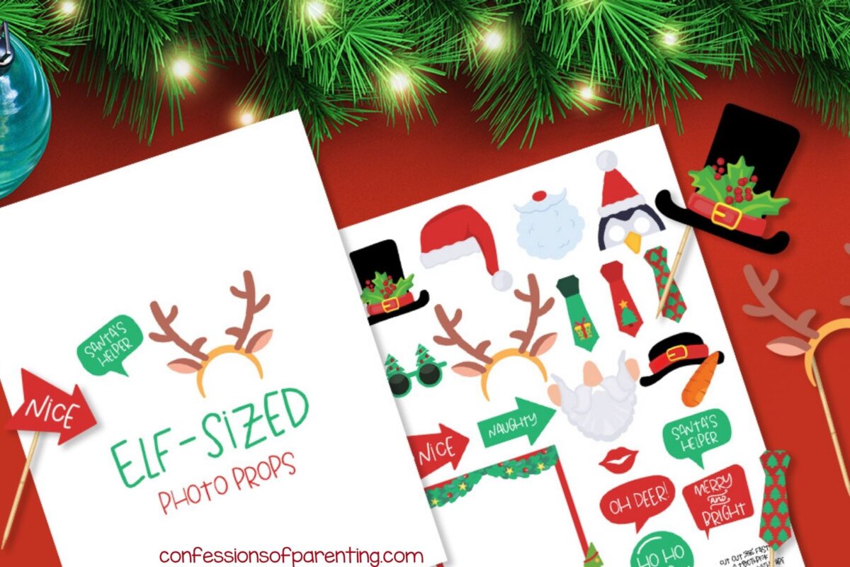 Fun and Festive Elf on the Shelf Photo Props