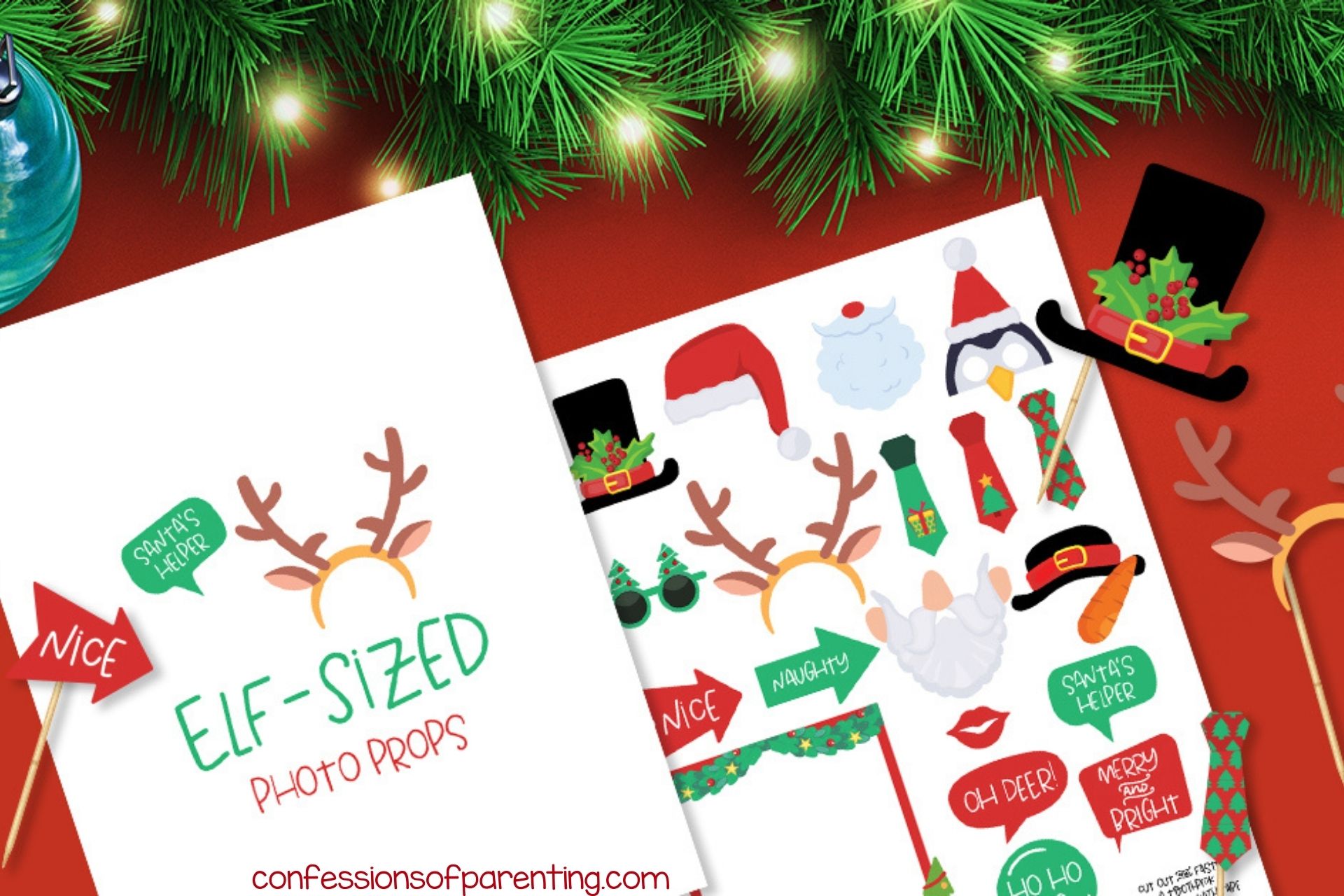 Fun and Festive Elf on the Shelf Photo Props