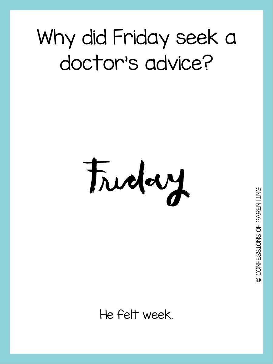 100 Best Friday Jokes That Make You Bust A Move [Free Joke Cards]