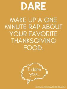 150 Best Thanksgiving Truth or Dare Questions