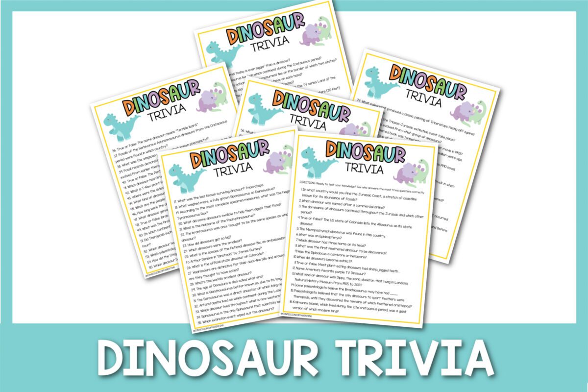 165 Gigantosaurus-ly Fun Dinosaur Trivia Questions and Answers