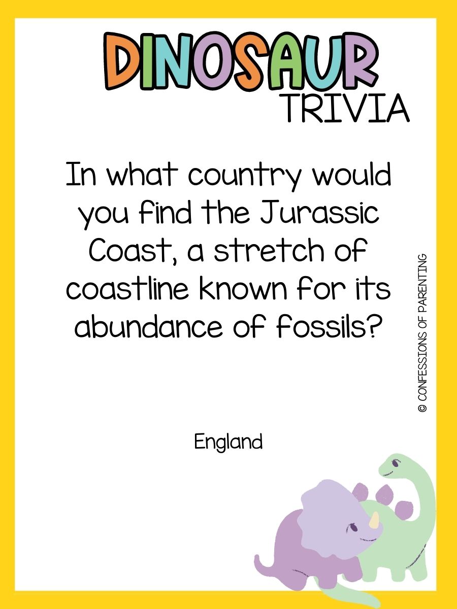 165 Gigantosaurus-ly Fun Dinosaur Trivia Questions and Answers