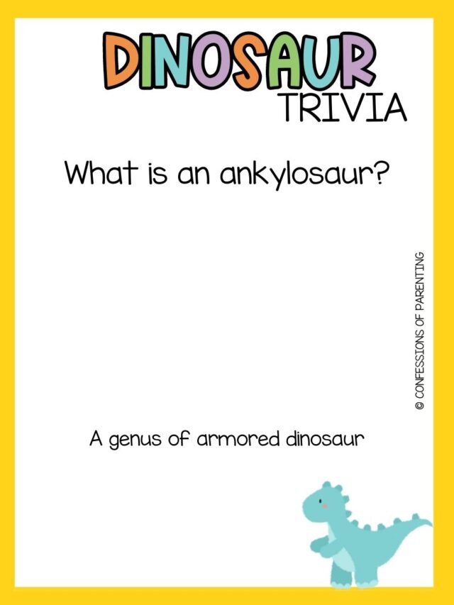 165 Gigantosaurus-ly Fun Dinosaur Trivia Questions and Answers