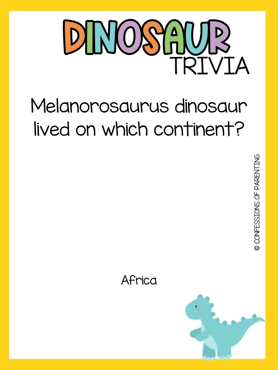 165 Gigantosaurus-ly Fun Dinosaur Trivia Questions and Answers