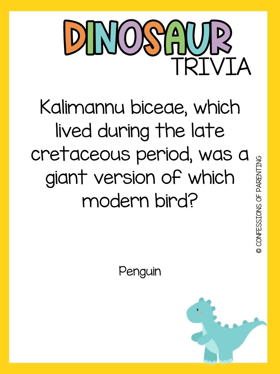 165 Gigantosaurus-ly Fun Dinosaur Trivia Questions and Answers