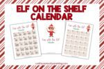 25 Easy Elf on the Shelf Ideas + Elf on the Shelf Calendar Printable