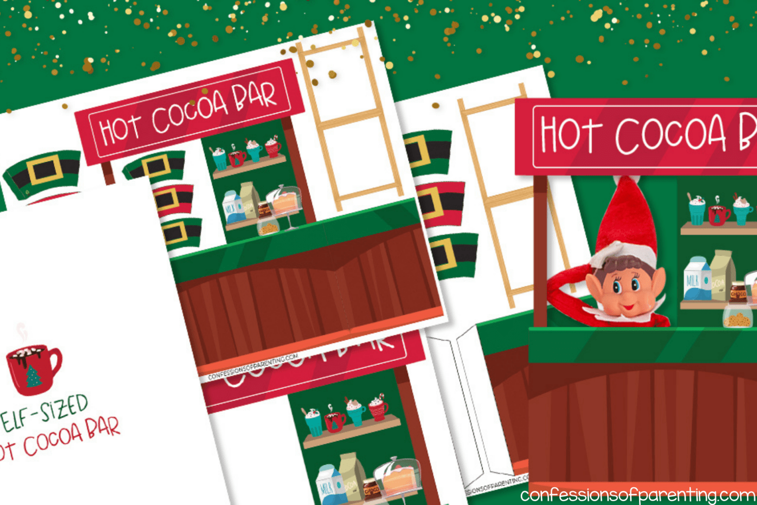 Elf on the Shelf Hot Cocoa Bar Printable