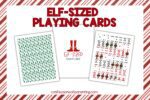 Elf-Sized Elf on the Shelf Playing Cards and Game Ideas