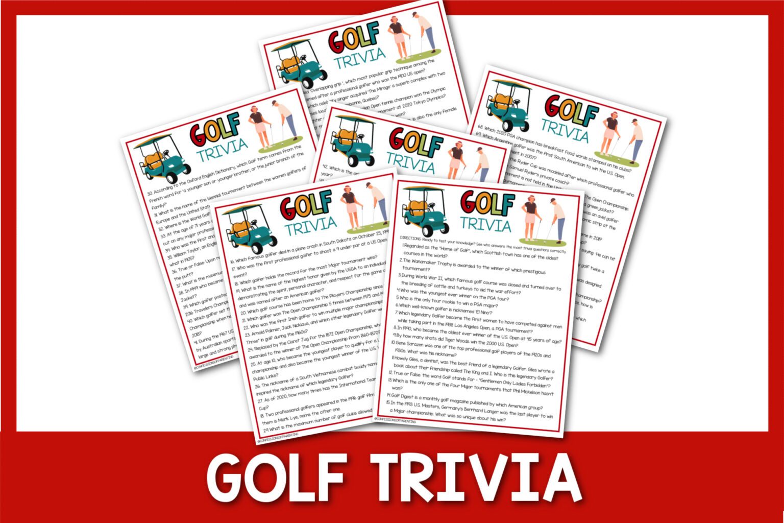 100 Best Golf Trivia Questions and Answers