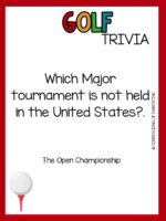 100 Best Golf Trivia Questions and Answers