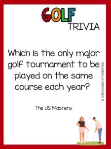 100 Best Golf Trivia Questions and Answers