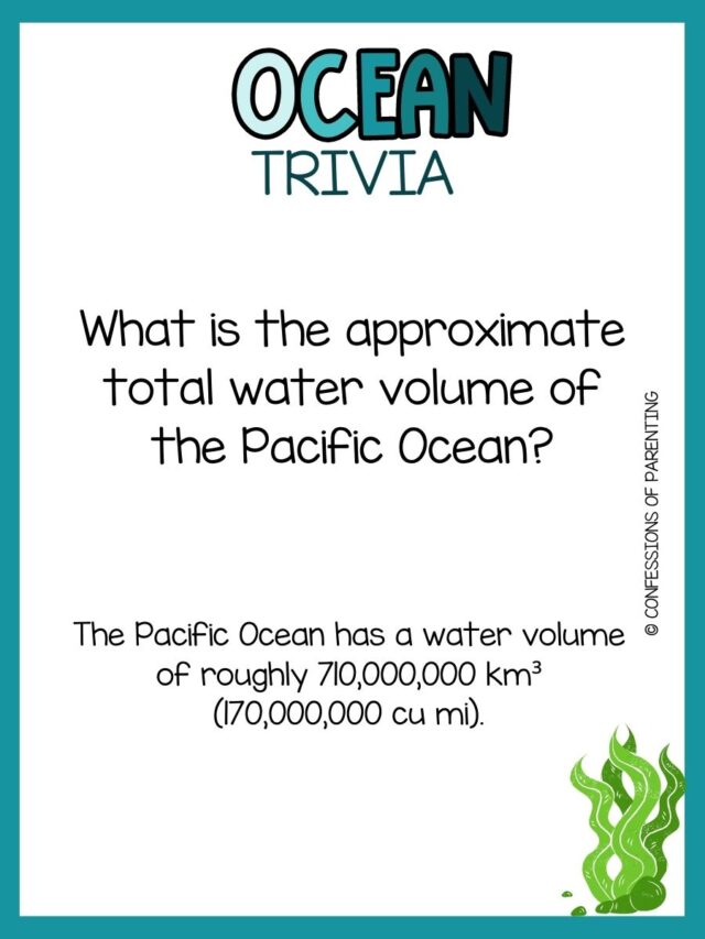 78 Best Ocean Trivia Questions and Answers