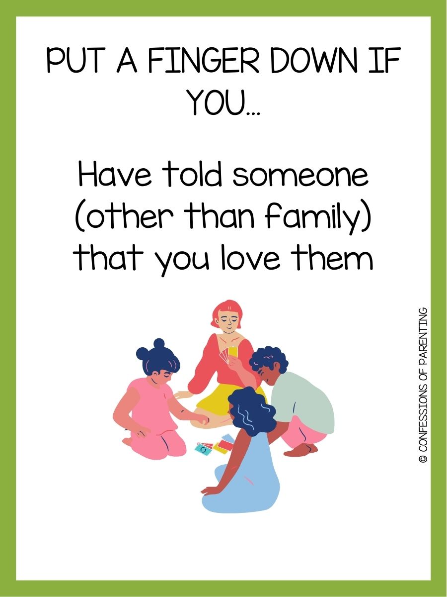 225 Best Put a Finger Down Questions for Kids!