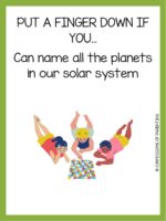 225 Best Put a Finger Down Questions for Kids!