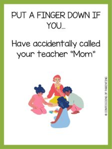 225 Best Put a Finger Down Questions for Kids!