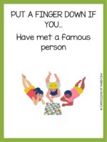 225 Best Put a Finger Down Questions for Kids!