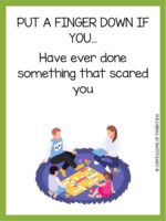 225 Best Put a Finger Down Questions for Kids!