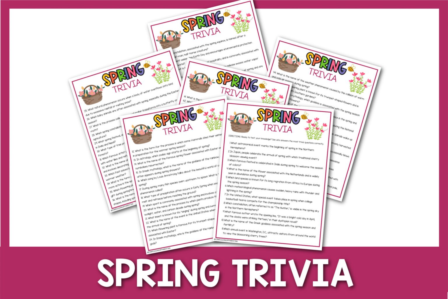 100 Best Spring Trivia Questions and Answers