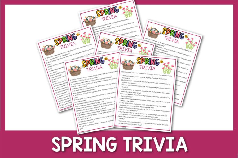100 Best Spring Trivia Questions and Answers