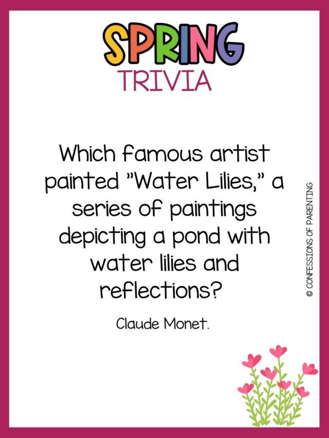 100 Best Spring Trivia Questions and Answers