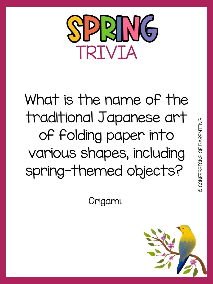 100 Best Spring Trivia Questions and Answers