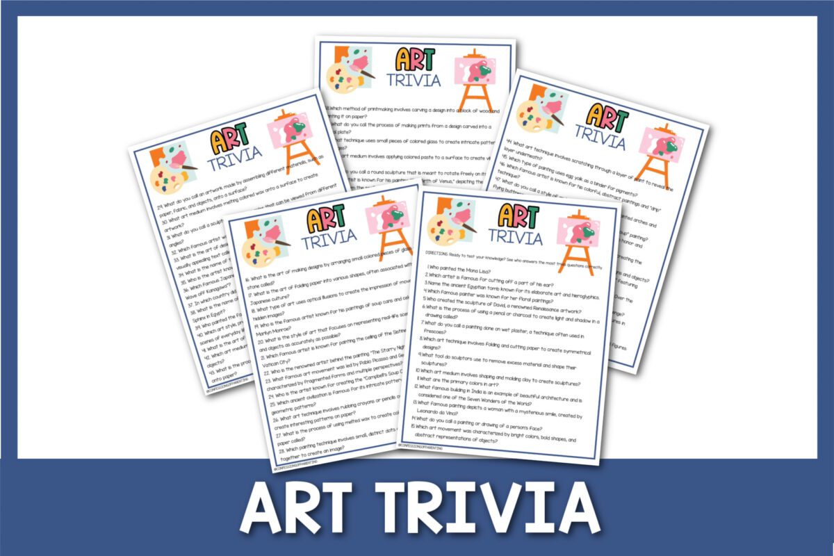 150 Marvelous Art Trivia Questions and Answers