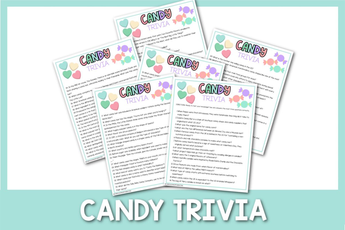 185 Sweet Candy Trivia Questions and Answers
