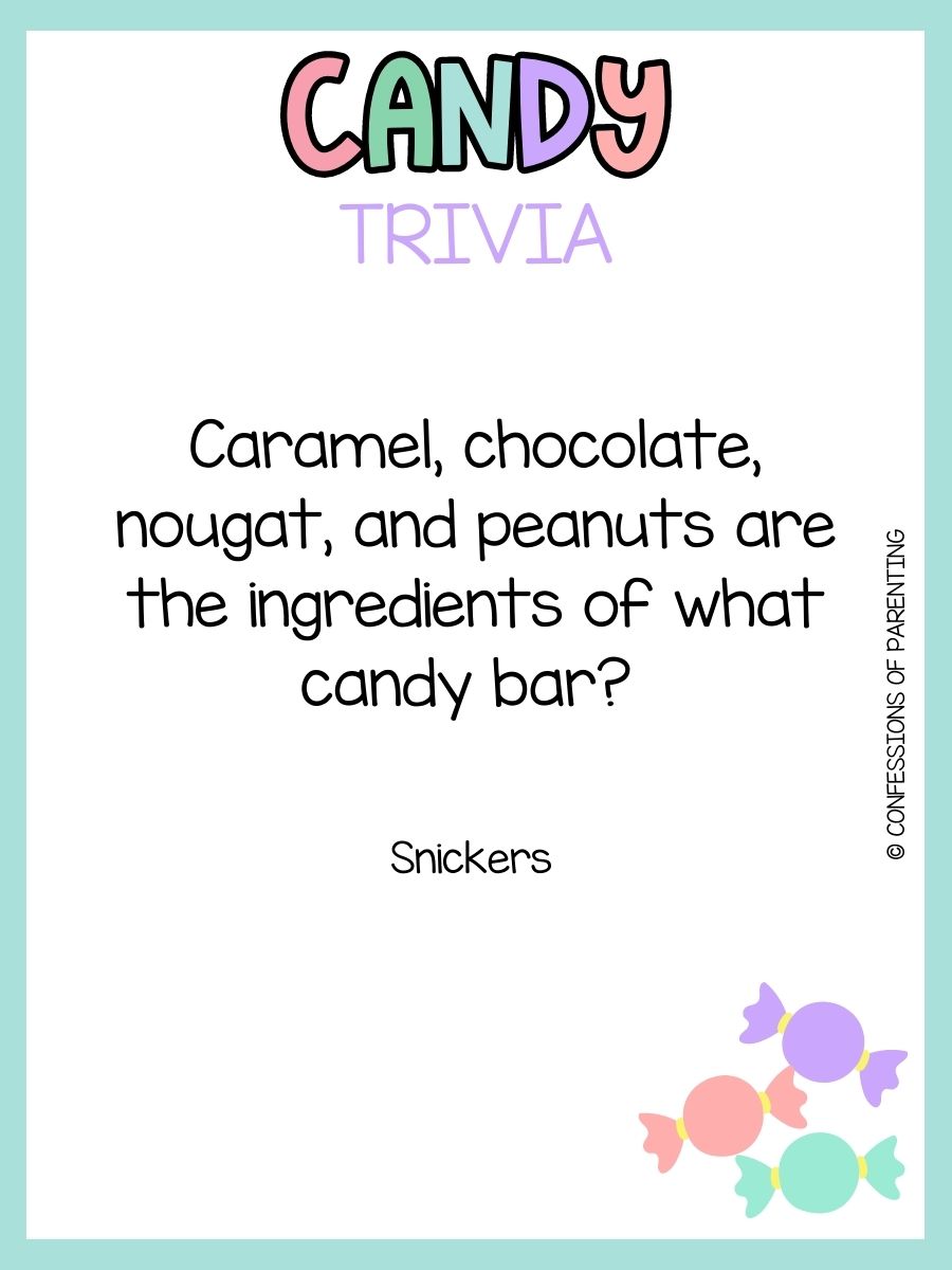 185 Sweet Candy Trivia Questions and Answers
