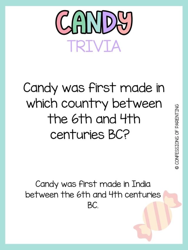 185 Sweet Candy Trivia Questions and Answers