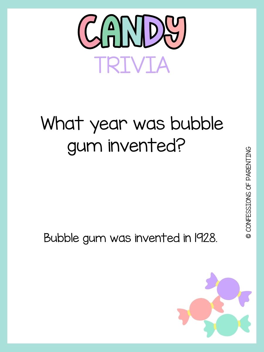 185 Sweet Candy Trivia Questions and Answers