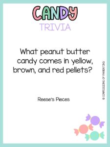 185 Sweet Candy Trivia Questions and Answers