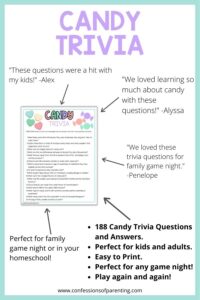 185 Sweet Candy Trivia Questions and Answers