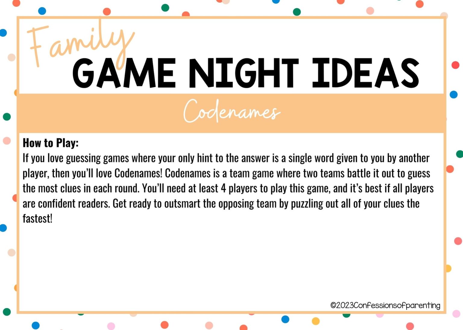 68 Family Game Night Ideas for a Fun Filled Night Together