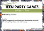 48 Halloween Party Games For Teens They're Sure to Love!