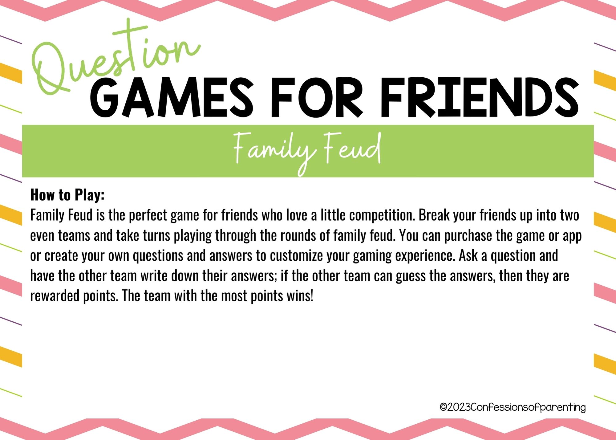 24 Fun and Entertaining Question Games For Friends