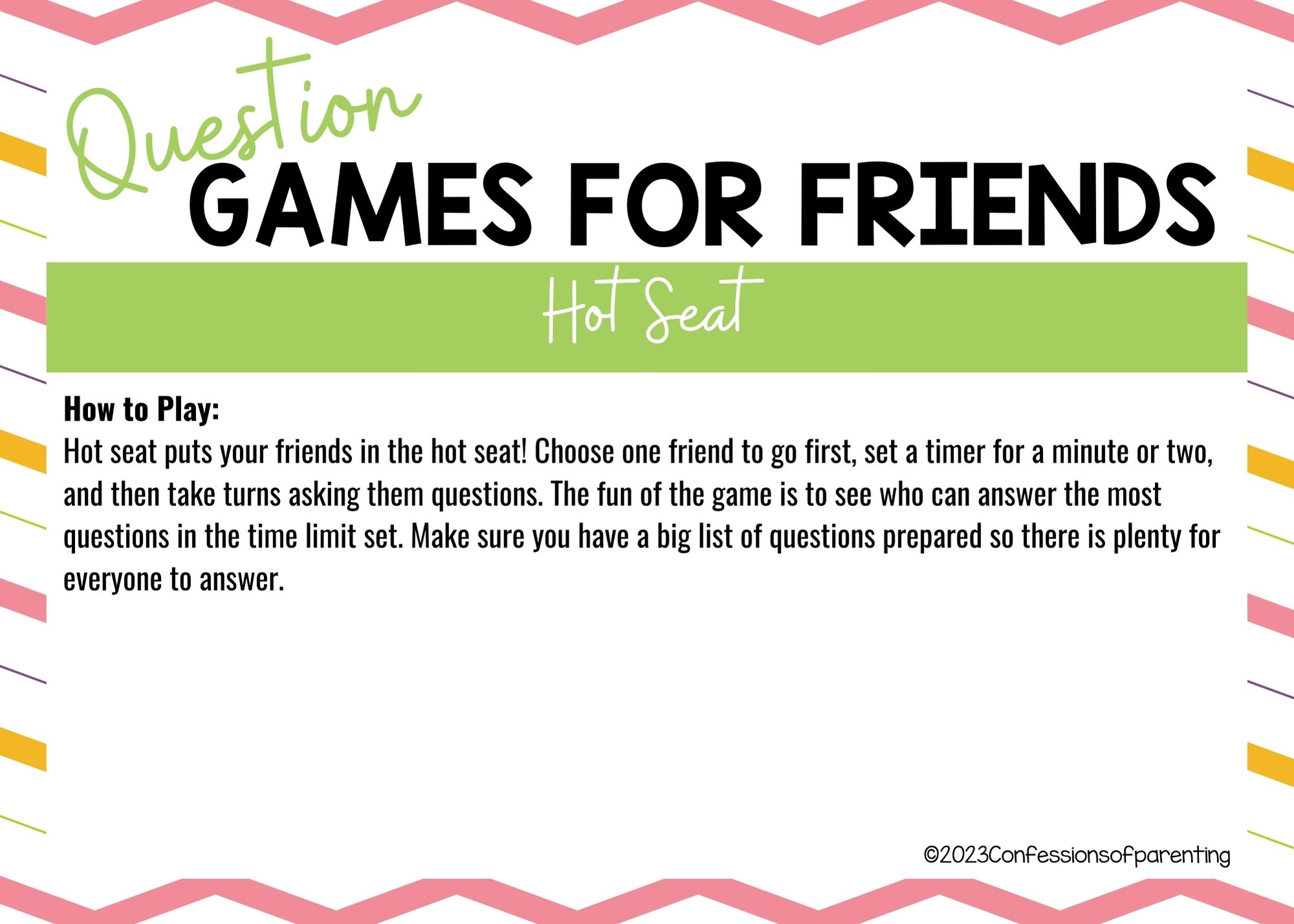 24 Fun and Entertaining Question Games For Friends