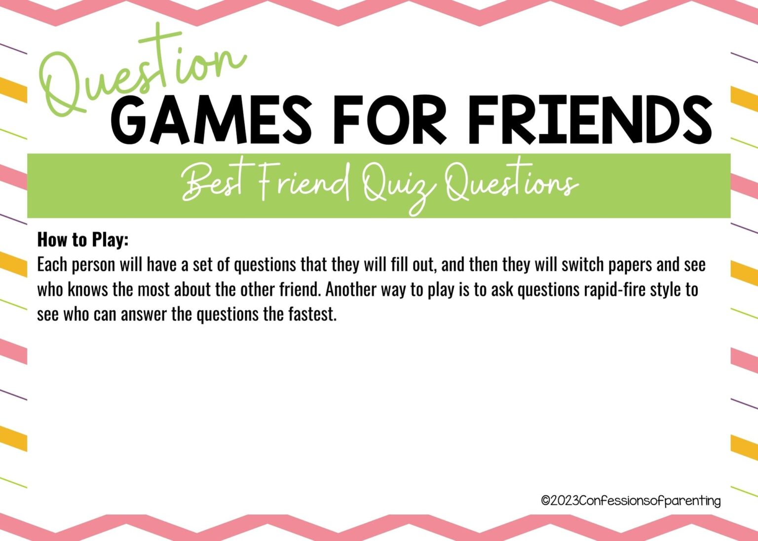 24 Fun and Entertaining Question Games For Friends