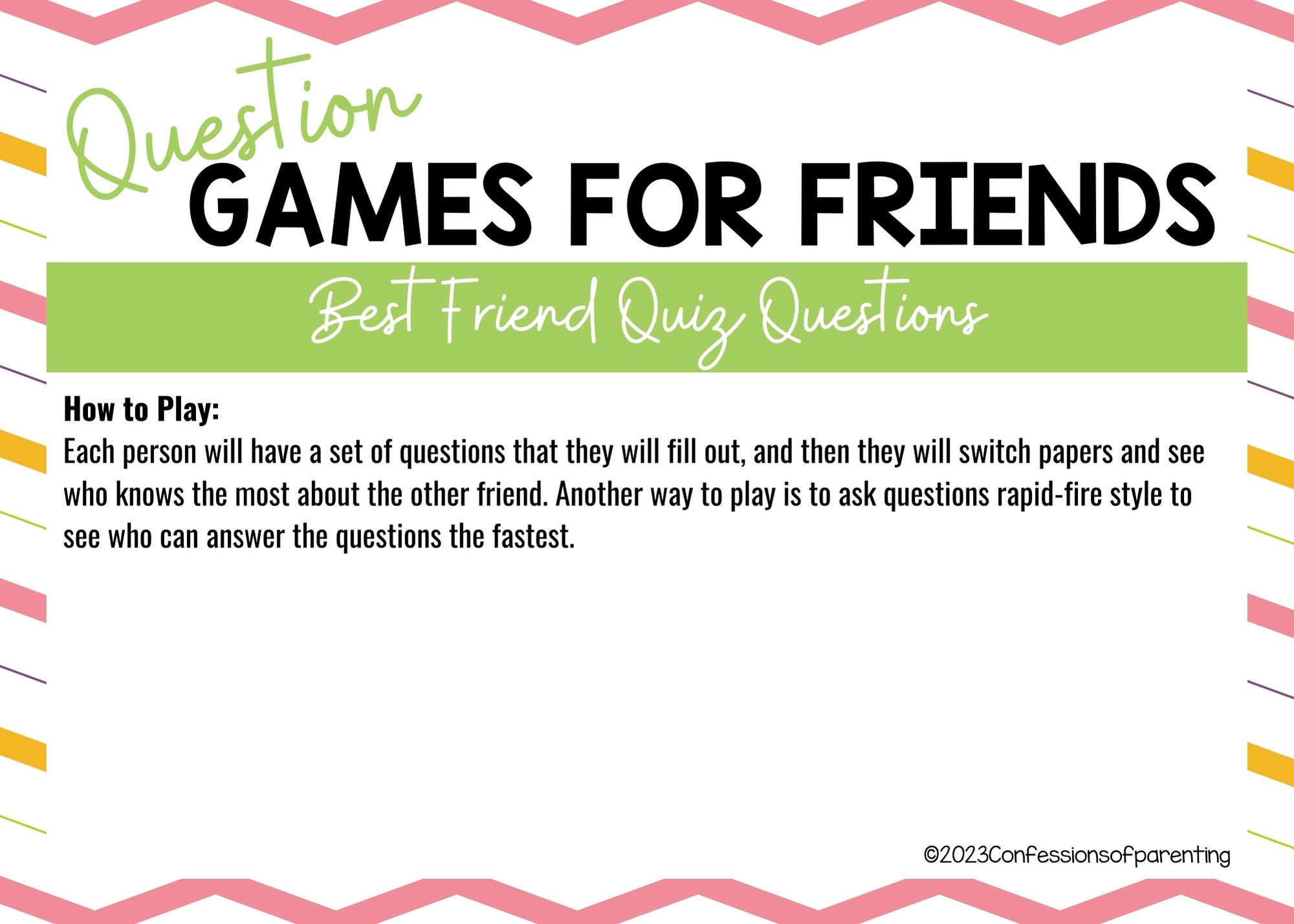 24 Fun and Entertaining Question Games For Friends